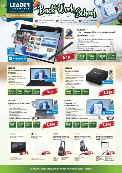 Leader Computers – Locally built Australian Owned