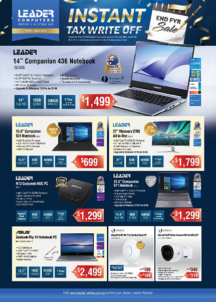 Notebooks – Leader Computers