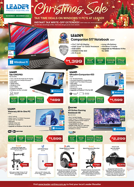 Notebooks – Leader Computers